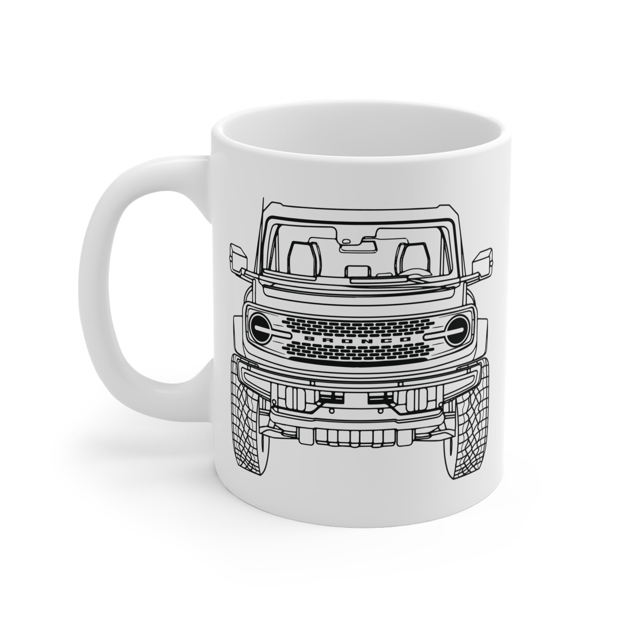 Ford Bronco Double-Sided Mug – Mud Digger Design Co