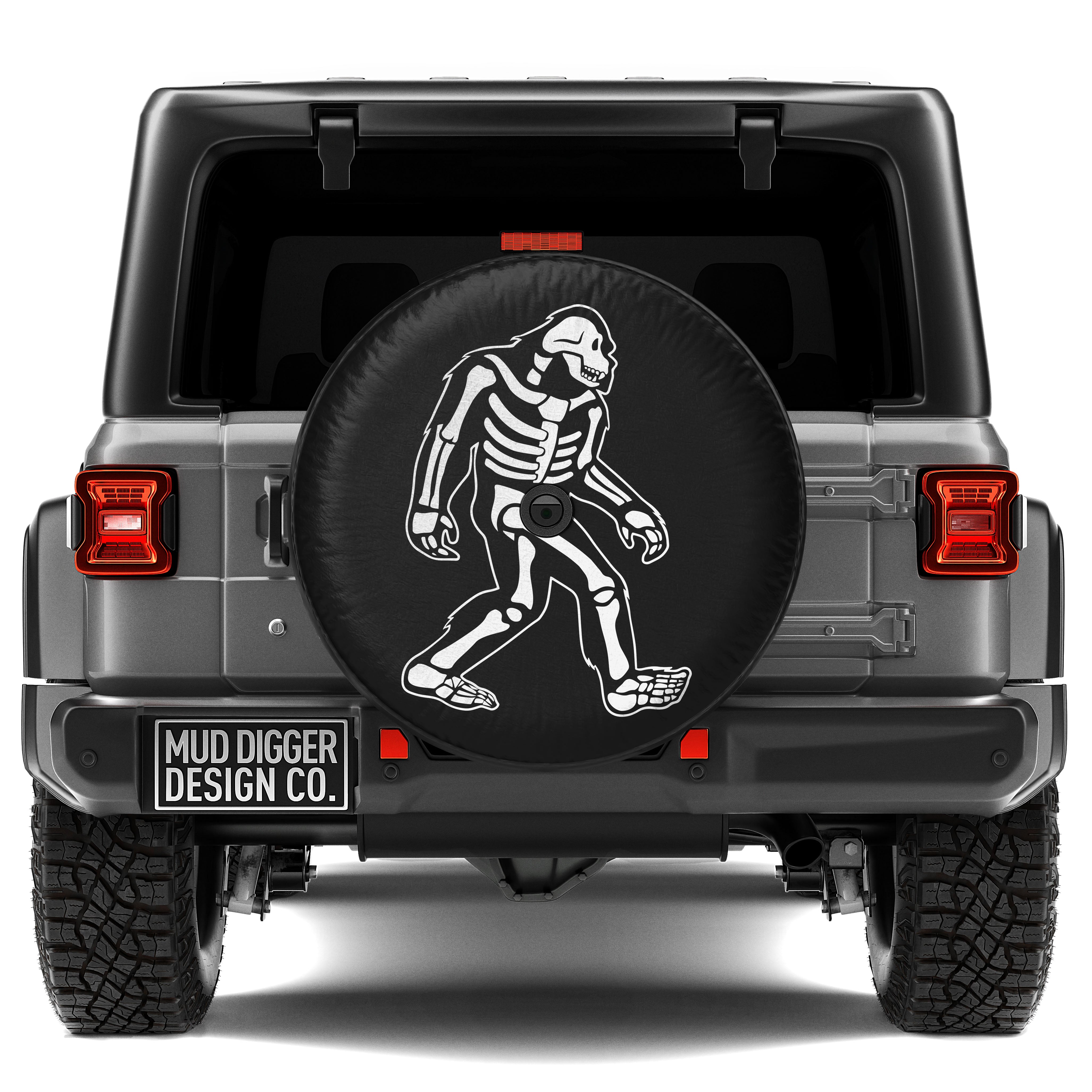Jeep Skeleton Sasquatch Tire Cover – Mud Digger Design Co